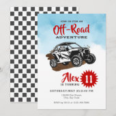 Off Road Adventure ATV Monster Truck Birthday Invitation | Zazzle