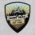 Off Road Adventure Personalized Patch | Zazzle
