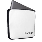OFF-WHITE LAPTOP SLEEVE "LAPTOP" 15.6" | Zazzle