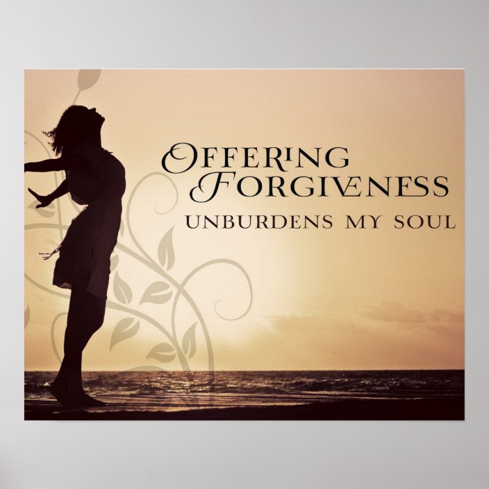 Offering Forgiveness Poster | Zazzle.com