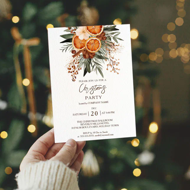 Office Christmas Party invitation | Zazzle
