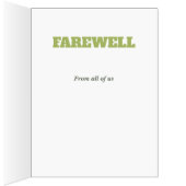Office Co-worker Goodbye Farewell Card | Zazzle