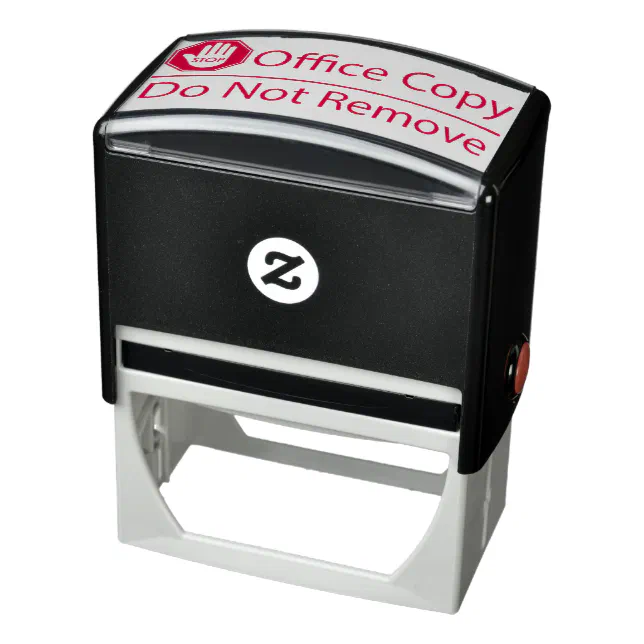Office Copy Do Not Remove Self-inking Stamp | Zazzle