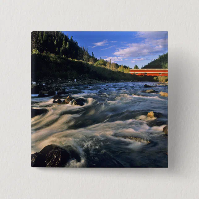 Office Covered Bridge the longest in Oregon at Button | Zazzle