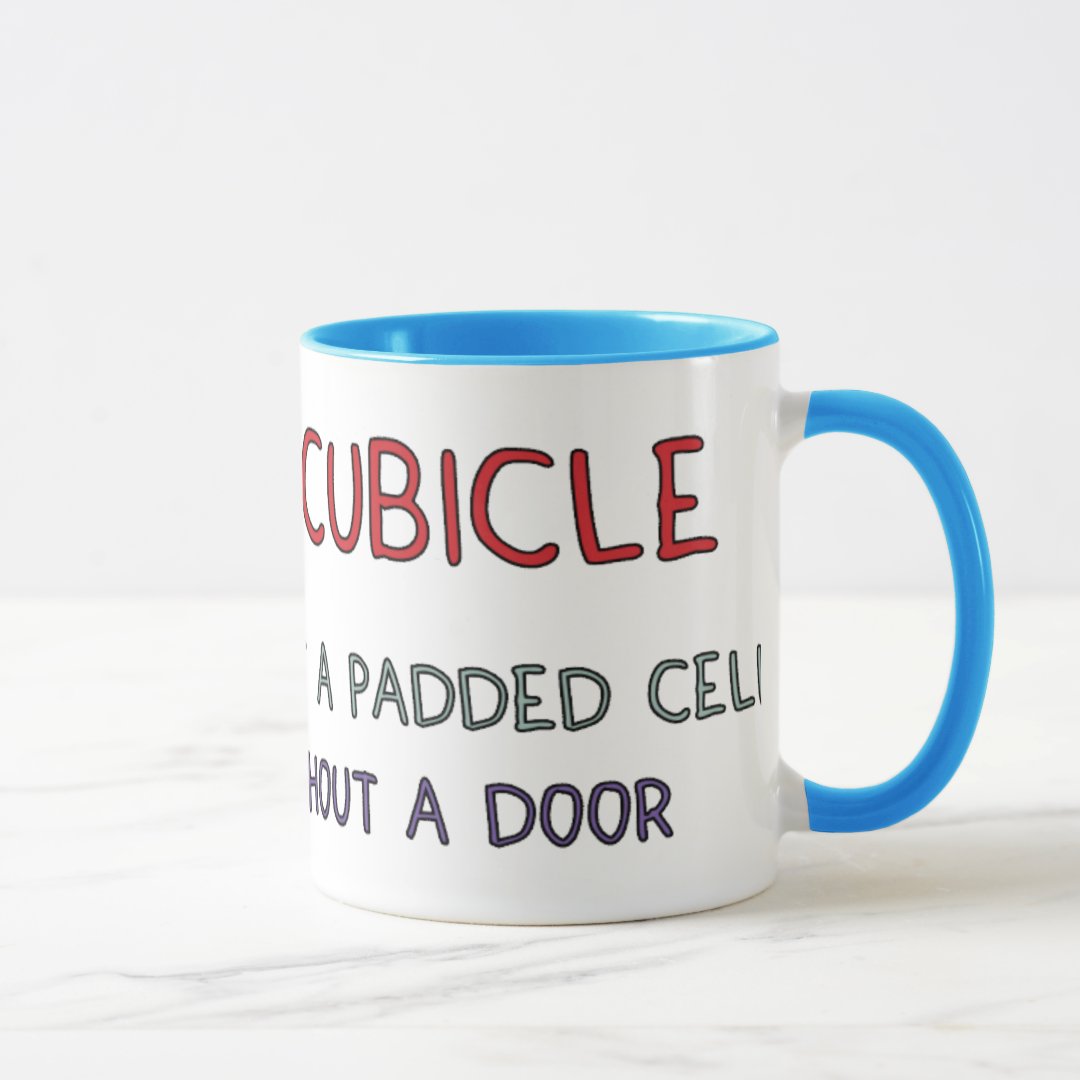 Office Cubicle Joke Mug | Zazzle