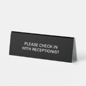 Office Desk Reception Desk Signs | Zazzle