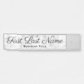 Office Door Signs Simple Gray Marble Colored Sign | Zazzle