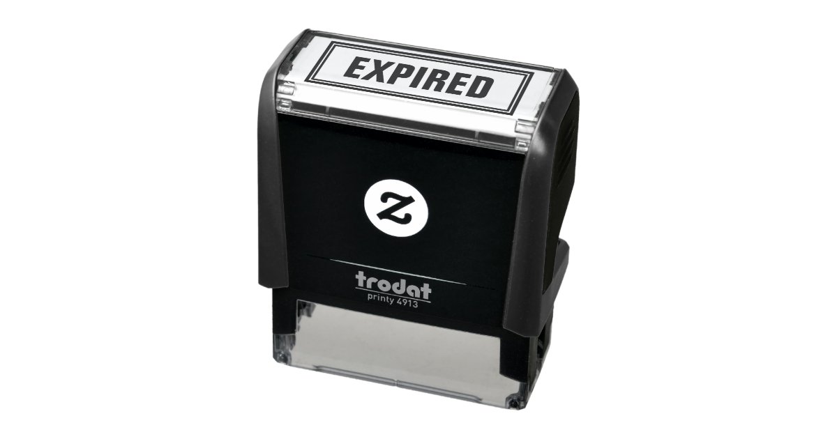 OFFICE EXPIRED SELF-INKING STAMP | Zazzle
