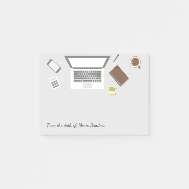 Office From The Desk Of Accountant Post-it Notes | Zazzle