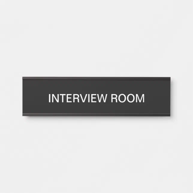Office Interview Room Wall or Door SIgn | Zazzle