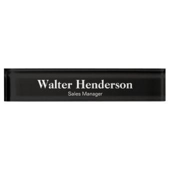 Office Management Desk Plaques Desk Name Plate | Zazzle