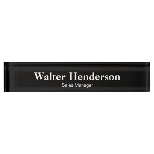 Office Management Desk Plaques Desk Name Plate | Zazzle
