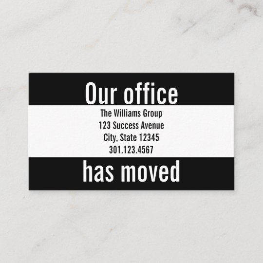 Office Moving Announcement | Zazzle.com