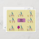 Office Pilates postcard, yellow Postcard | Zazzle