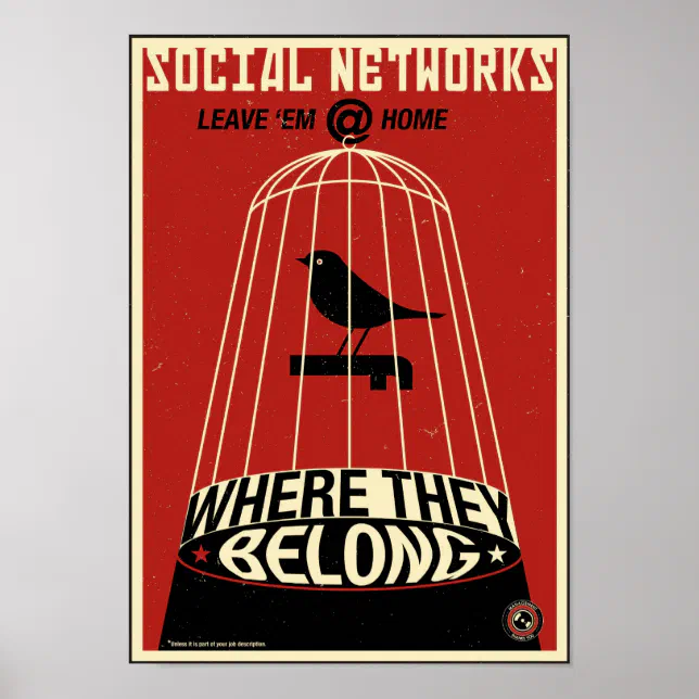 Office Propaganda: Social Network Poster | Zazzle