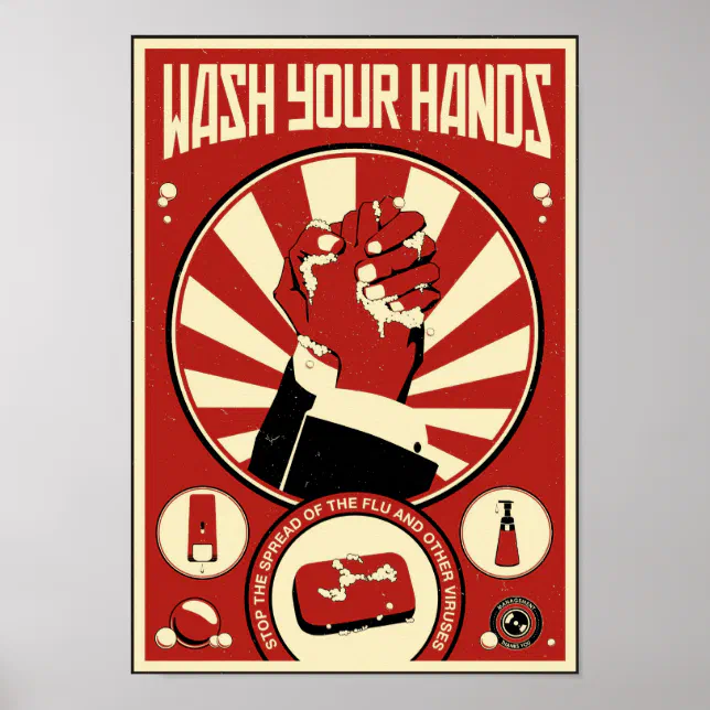 Office Propaganda: Wash your hands Poster | Zazzle