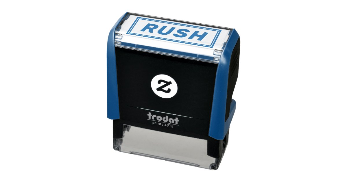 OFFICE RUSH SELF-INKING STAMP | Zazzle