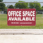 Office Space Available Sign Banner | Zazzle