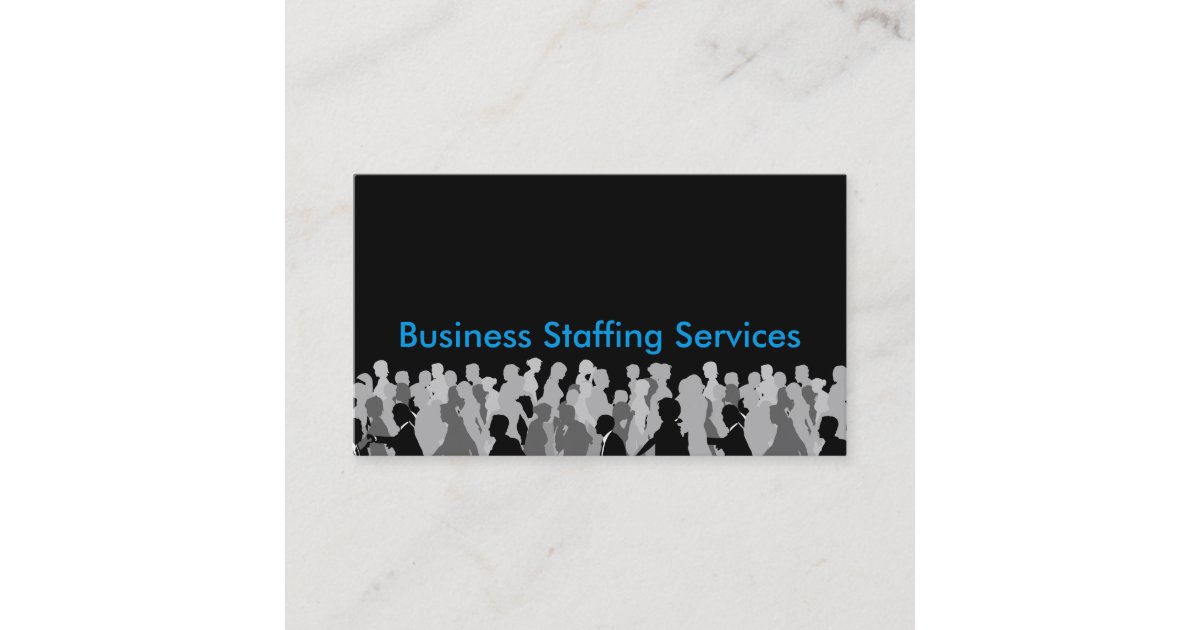 Office Staffing Business Cards | Zazzle