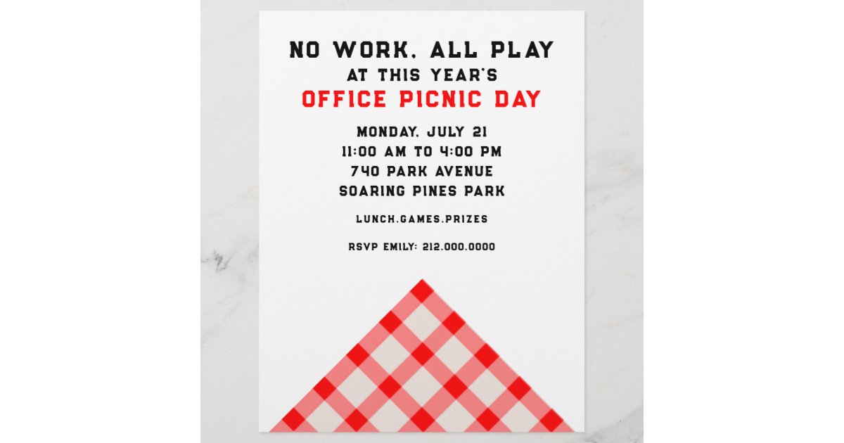 Office Summer Party Flyer | Zazzle