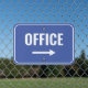 Office This Way Metal Sign | Zazzle