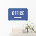 Office This Way Metal Sign | Zazzle