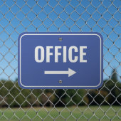 Office This Way Metal Sign | Zazzle