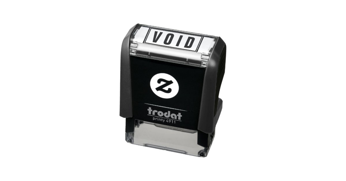 OFFICE VOID SELF-INKING STAMP | Zazzle