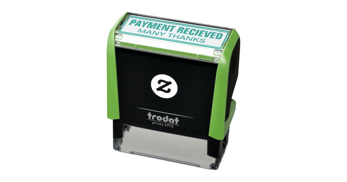 OFFICEPAYMENT RECEIVED SELF-INKING STAMP | Zazzle
