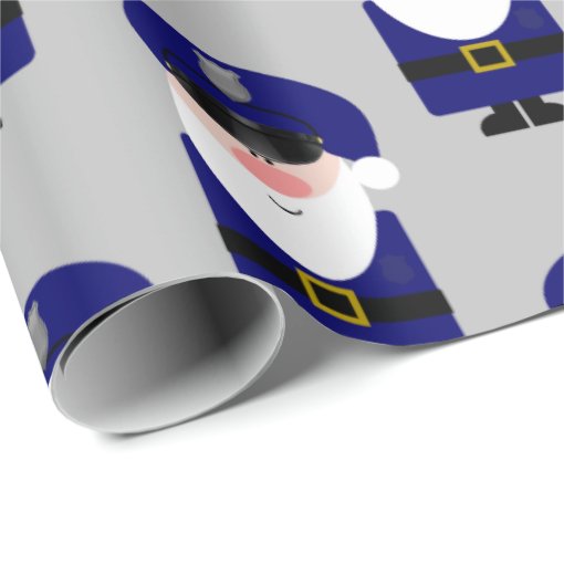 Officer Claus Wrapping Paper | Zazzle