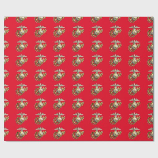 Officer EGA - Marine Corps Wrapping Paper | Zazzle