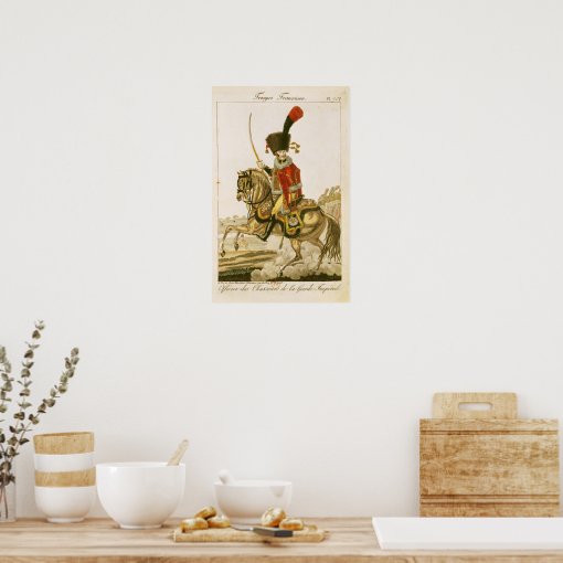 Officer of the Hussars of the Imperial Guard Poster | Zazzle