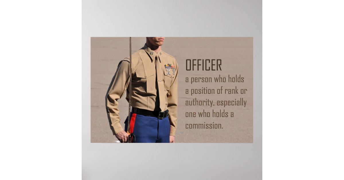 Officer Poster | Zazzle