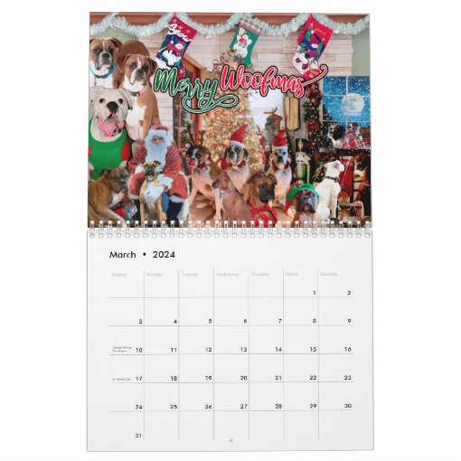 Official Boxer Dog Life - 15 Month Dog Calendar | Zazzle
