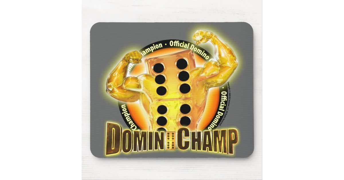 Official Domino Champion Mousepad | Zazzle