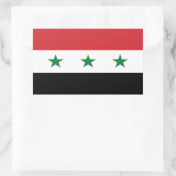 Official Flag of Iraq Rectangular Sticker | Zazzle