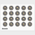 Official Fun West Virginia Hoopie Hoopy Classic Round Sticker | Zazzle