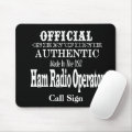 Official Genuine Made USA Ham Radio Mouse Pad | Zazzle
