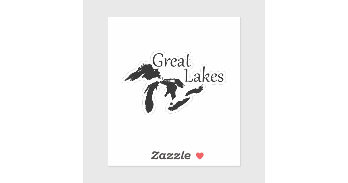 Official Great Lakes Stickers | Zazzle
