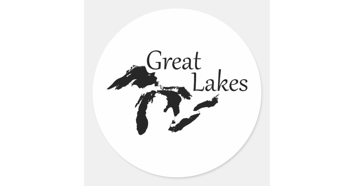 Official Great Lakes Stickers | Zazzle