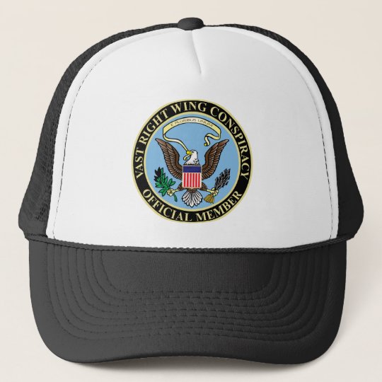 Official Member of The Vast Right Wing Conspiracy Trucker Hat | Zazzle.com