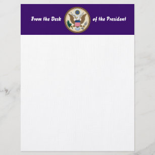 President Stationery Paper | Zazzle