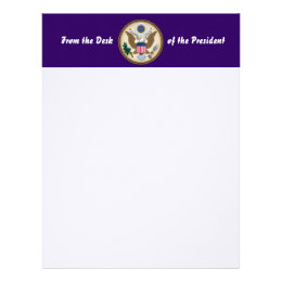 From The Desk Of Letterhead | Zazzle