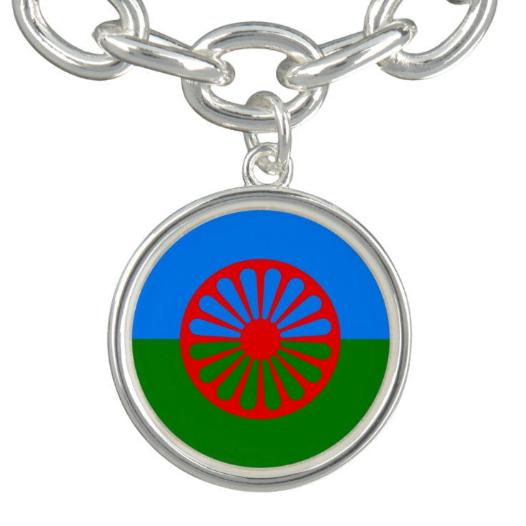 Official Romany gypsy flag Bracelet | Zazzle