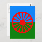 Official Romany gypsy flag Postcard | Zazzle