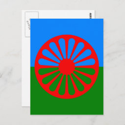 Official Romany gypsy flag Postcard | Zazzle