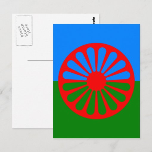 Official Romany gypsy flag Postcard | Zazzle