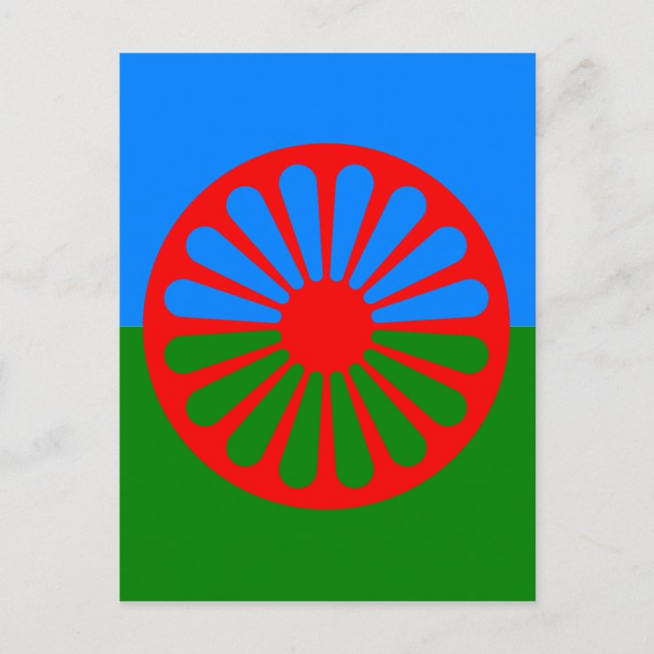 Official Romany gypsy flag Postcard | Zazzle