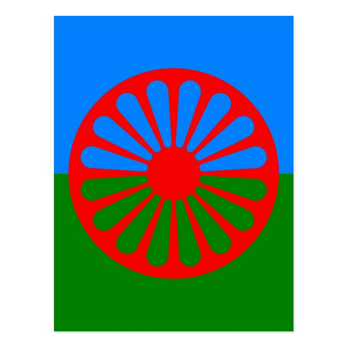 Official Romany gypsy flag Postcard | Zazzle.com