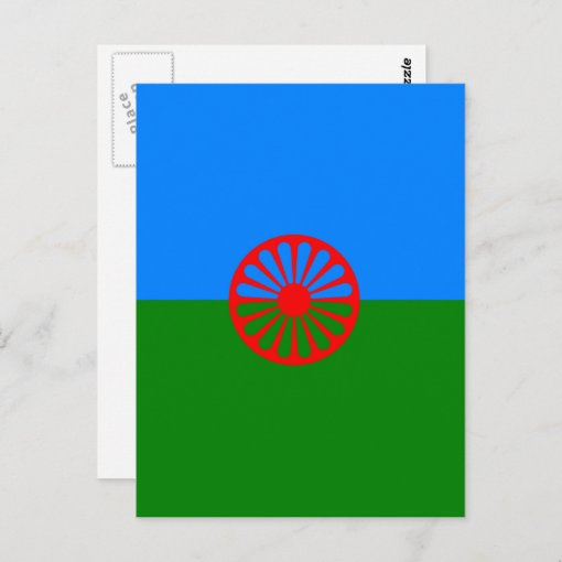 Official Romany gypsy flag Postcard | Zazzle